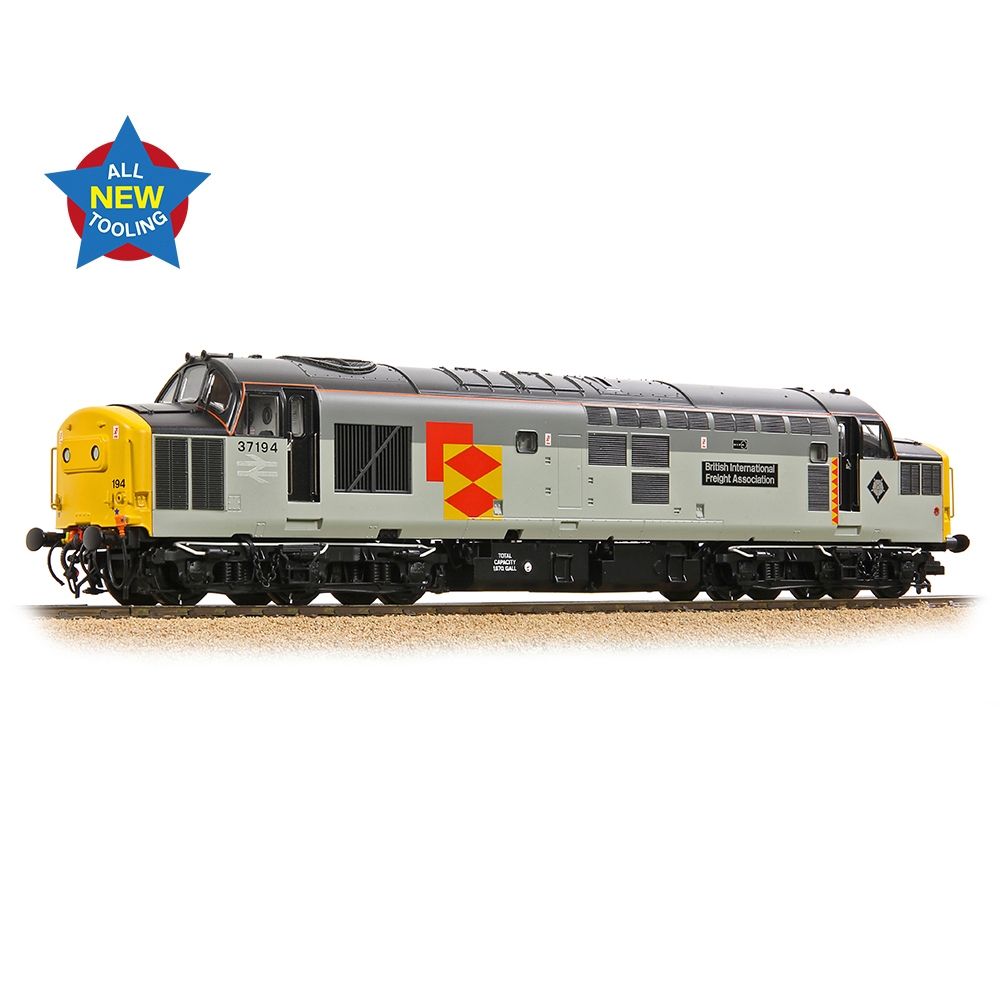 Bachmann Europe plc - Class 37/0 Centre Headcode 37194 'British Int. Freight Assoc.' BR RF